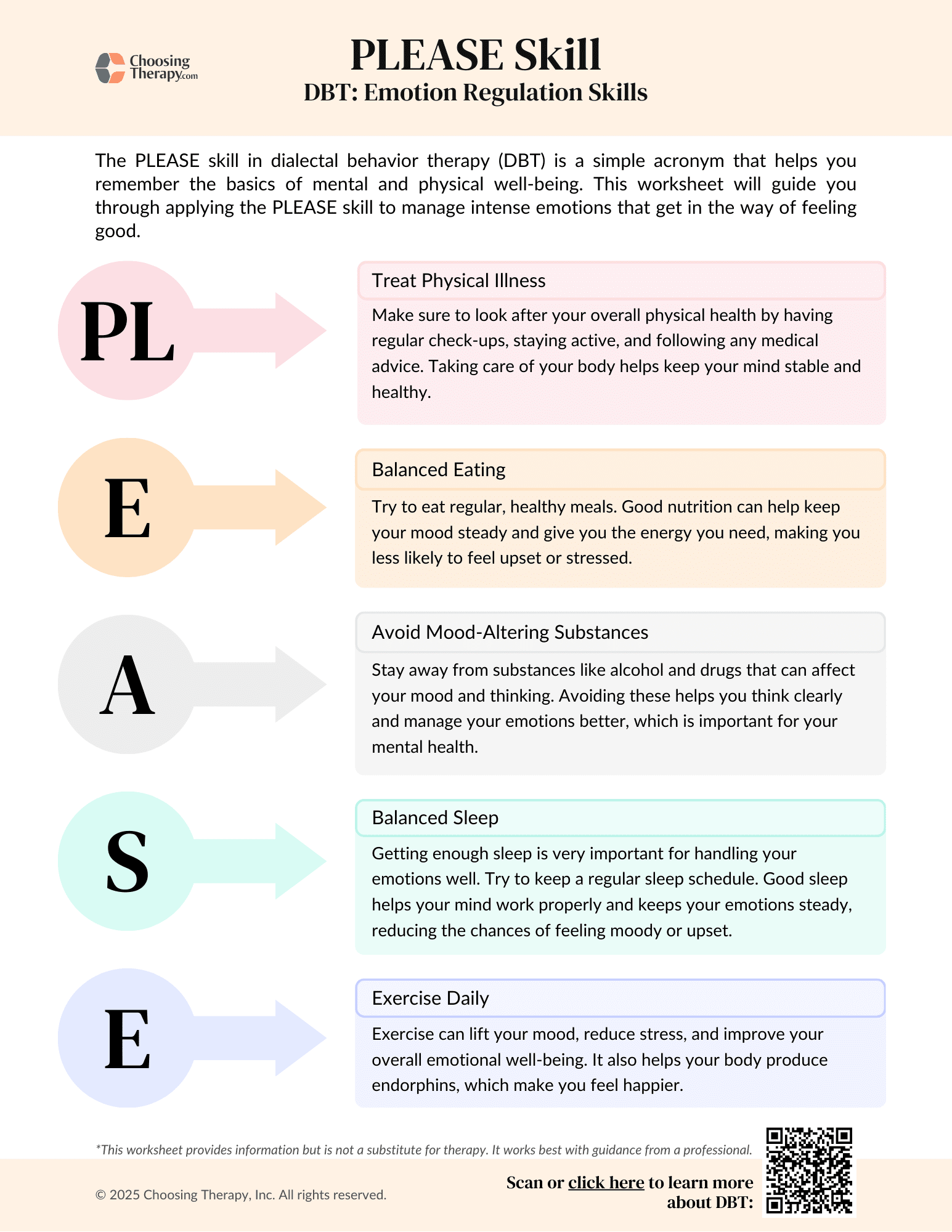 Free DBT Worksheets (Printable PDFs) | ChoosingTherapy.com
